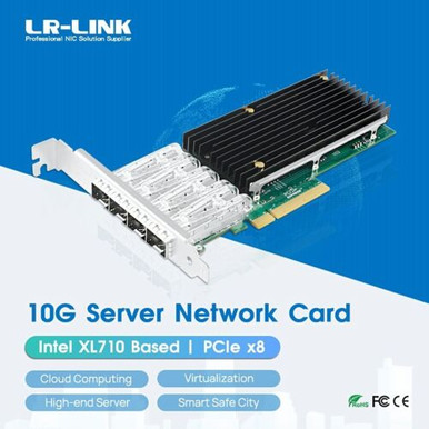 Intel Xl710-Bm1 Based Pcie V3.0 X8 Quad Port Sfp+ 10 Gigabit Server ...
