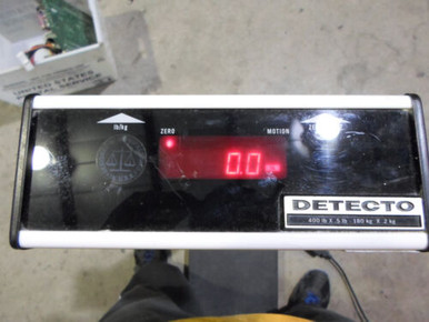 Cardinal Detecto 6800 Scale No Ac/Adapter 400Lb X .5Lb - 180Kg X .2Kg ...