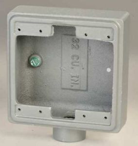 APPLETON ELECTRIC FS-2-75-A Cast Device Box,FS,2Gang,3/4 Hub,CF ...