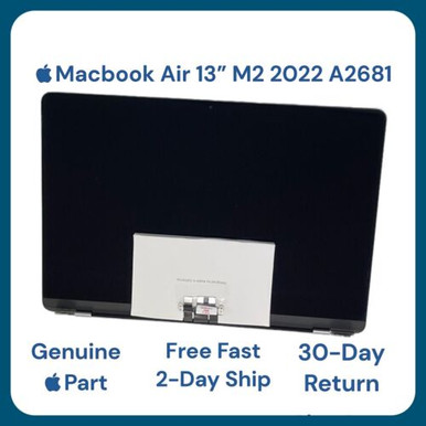 ? Macbook Air 13" M2 2022 A2681 Full Assembly Lcd Display Space Gray ...