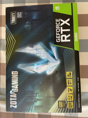 Nvidia Zoltax Rxt 3080 Holiblack Amp 10Gb Graphic Card - SPW Industrial