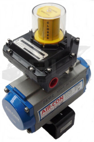 New Air-Con Ii C-Da-105 Pneumatic Actuator W/Sentinel Amyb-5120 W ...