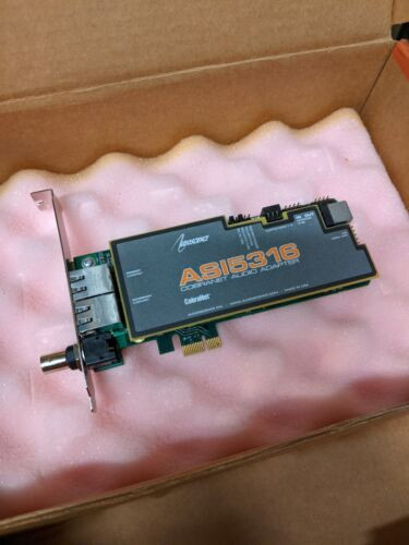 Audioscience Asi5316 Pcie 16 Channel Cobranet Card - SPW Industrial