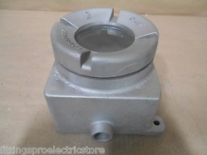 PYLET 6.5X6X4 ENCLOSURE WITH GLASS COVER AND TWO 3/4 HUBS - SPW Industrial