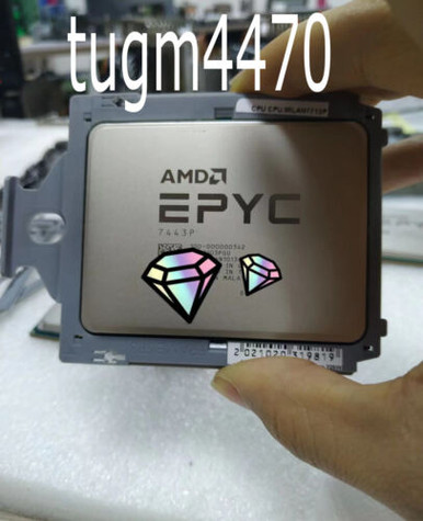 Amd Epyc Milan 7443P Cpu Processor 24 Cores 48 Ths 2.85Ghz Sp3 200W - SPW Industrial