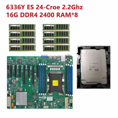 Intel Xeon Gold 6336Y Es 2.2Ghz + Supermicro X12Spl-F Motherboard ...