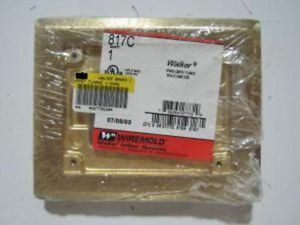 Walker Brass Carpet Flange Single Gang Box 817C - SPW Industrial