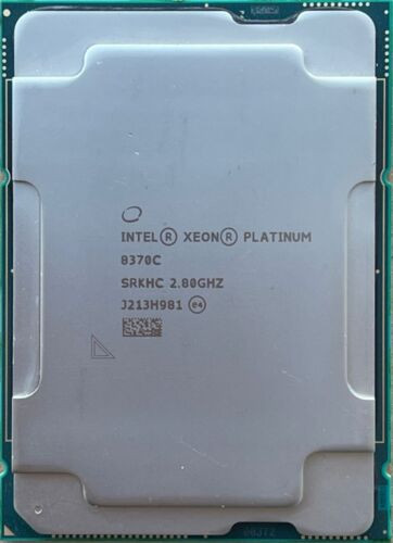 Intel Xeon Platinum 8370C Srkhc 32C 2.8Ghz 48 Mb 270W Lga4189 Ddr4-3200 ...