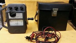James G. Biddle Major Megger insulation tester Hand crank. Inc ...