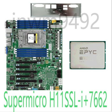 Amd Epyc Supermicro H11Ssl-I + 7662 64Cores 128Ths 2.0 Ghz Motherboard+ ...