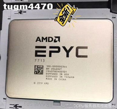 Amd Epyc Milan 7713 Processor 64 Core 128 Th Socket Sp3-100-000000344 ...