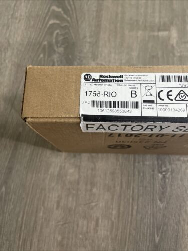 Surplus Sealed Allen Bradley 1756-Rio Ser B Controllogix Remote I/O ...