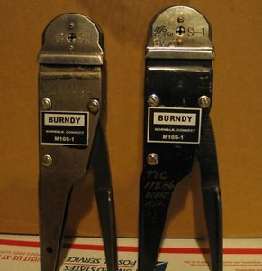 Burndy M10S-1 Crimper With S-1 Positioner 2 Each - SPW Industrial