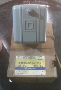 Square D Class 9013 Type GSG1J21 Pressure Switch 1/8 NPT PUMP ...