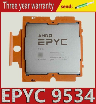 Amd Epyc Genoa 9534 64-Core 2.45Ghz Sp5 256Mb Zen4 Processor - SPW ...