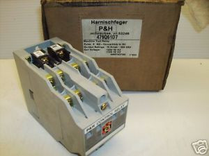 New P&H Harnischfeger Control Relay 479Q61D7 10 Amp 10A 600V New - SPW ...