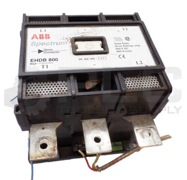 Abb Ehdb 800 Sk 828 085 Drive Contactor 600Vdc 800A W/ Sk828100-Af Coil ...