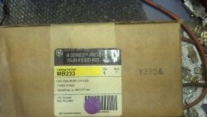 General Electric #Mb233 Sub Feed Kit 250A 3 Pole 3 Ph Free Shipping ...