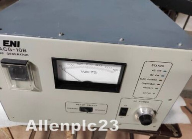 Eni Acg-10B Radio Frequency Alternator Used Tested In Good - SPW Industrial