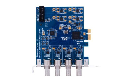 Oem Stream Labs Ms4-A Capture Card (4 Channel X Asi/Sd-Sdi/Cvbs Analog ...