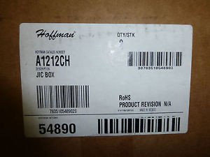 Hoffman A1212Ch Type 12 Junction Box Hinged Cover - SPW Industrial