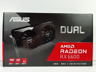 Asus Dual Radeon Rx 6600 8Gb Gddr6 Gpu Dual-Rx6600 8Gb With Original ...