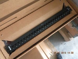 New Belden Ax103253 Black 1U 24 Port Cat6 Keyconnect Patch Panel New ...