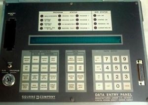 Square D Company Data Entry Panel - SPW Industrial