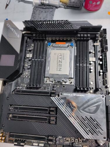 Amd Ryzen Threadripper 3990X Cpu + Asus Rog Zenith Ii Extreme ...