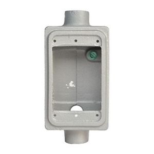 Cast Device Box, Fsca, 1 Gang, 1/2 Hub, Malleable Iron - SPW Industrial