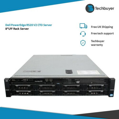 Dell Poweredge R520 V2 8Lff Configurable Rack Server Xeon V1/V2 128Gb ...