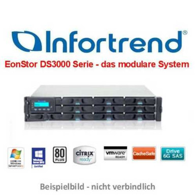 Infortrend Eonstor Ds1000 12 Bay 3,5 " + Controller+ Raid - Hdd´S - SPW ...