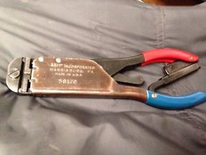 Amp Crimper Tool Commercial & Aircraft #59170 Rare Crimps - SPW Industrial