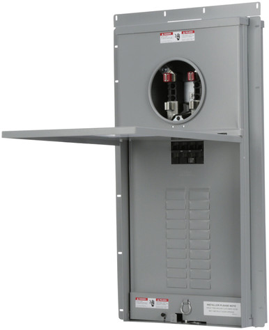 Siemens Mc2040B1200F 200A 20 Space 40 Circuit Overhead Meter Combo Load ...