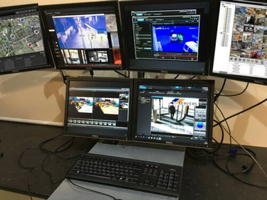 Cctv Monitoring Workstation , 6 Screens , Dell R710 , + 12Tb Storage ...