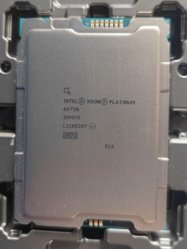 Intel Xeon Platinum 8475B Qs 48C/96T 2.7Ghz Lga4677 For Supermicro ...