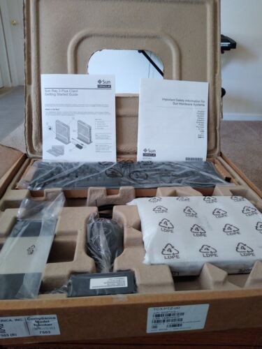 Sun Oracle Sun Ray 3 Plus Virtual Desktop Thin Client 7503 Tc3-Ptz-00 ...