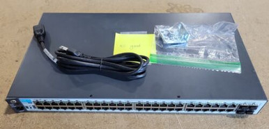 Hp 2530-48G J9775 48 Port Ethernet Network Switch With Power Cable ...