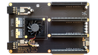 Pex 8747 Plx Pcie Switch Card - X8X8X8X8 - 2W Slimsas - SPW Industrial