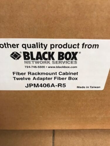 Black Box Fiber Rackmount Cabinet. Jpm406A-R5 - SPW Industrial