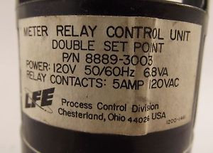 Ge High Set Point Meter Relay Control Unit 120V 50/60Hz 6.8Va Lfe8889 ...