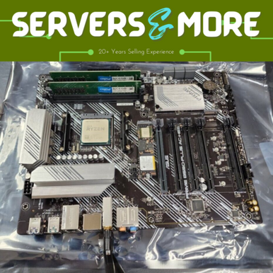 Asus Prime B550-Plus Ac-Hes Combo & Amd Ryzen 5 5600G + 64Gb Rgb Ram ...