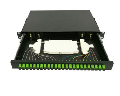 1U 19'' Rackmount 24 Port Sc/Apc Fiber Patch Panel With Pigtail,Sc ...