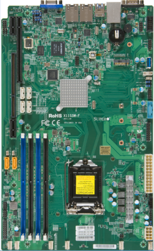 Supermicro Mbd-X11Ssw-F-(O/B) Motherboard Intel C236 Chipset Wio Dual ...