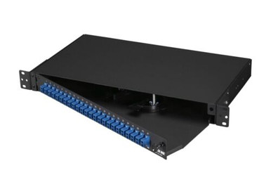 Black Box Rackmount Fiber Panel Loaded Patch Panel 1U 19-23" Jpm385A ...