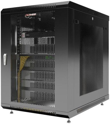 Sysracks Server Cabinet - 12U 35 Inch Deep Rack - Mesh Door/Panels ...