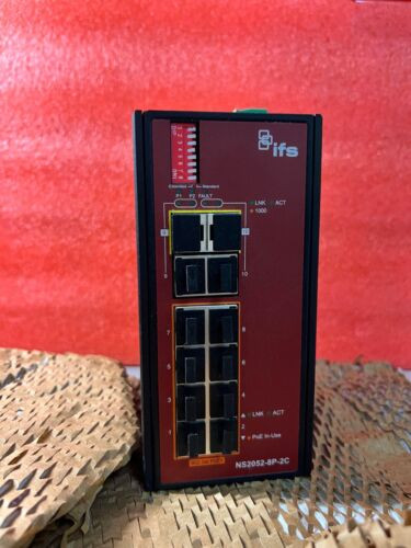 Interlogix Ifs Ns2052-8P-2C 8-Port Unmanaged Industrial Poe Switch ...