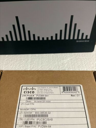 Cisco Pvdm4-64 64-Channel Voice Dsp Module - SPW Industrial