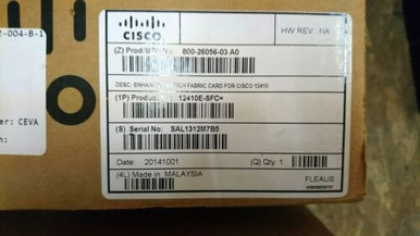 New Cisco Gsr 12000 12410E-Sfc= Enhanced Switch Fabric Card - SPW ...
