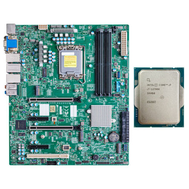 Supermicro X13Sae-F Lga-1700 Motherboard + Intel W680 Core I7-13700K ...